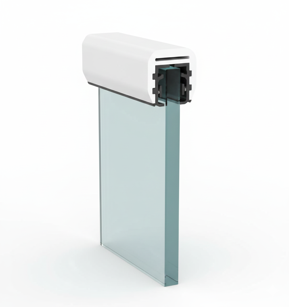 Top Handrail 3 (25×25 Channel) - AluStruct